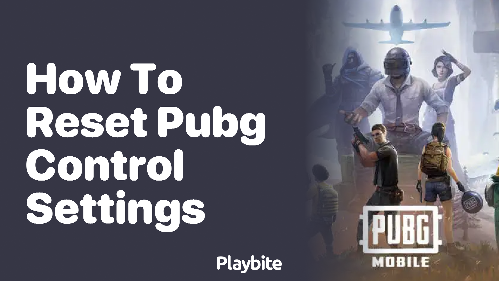 How to Reset PUBG Mobile Control Settings? - Playbite