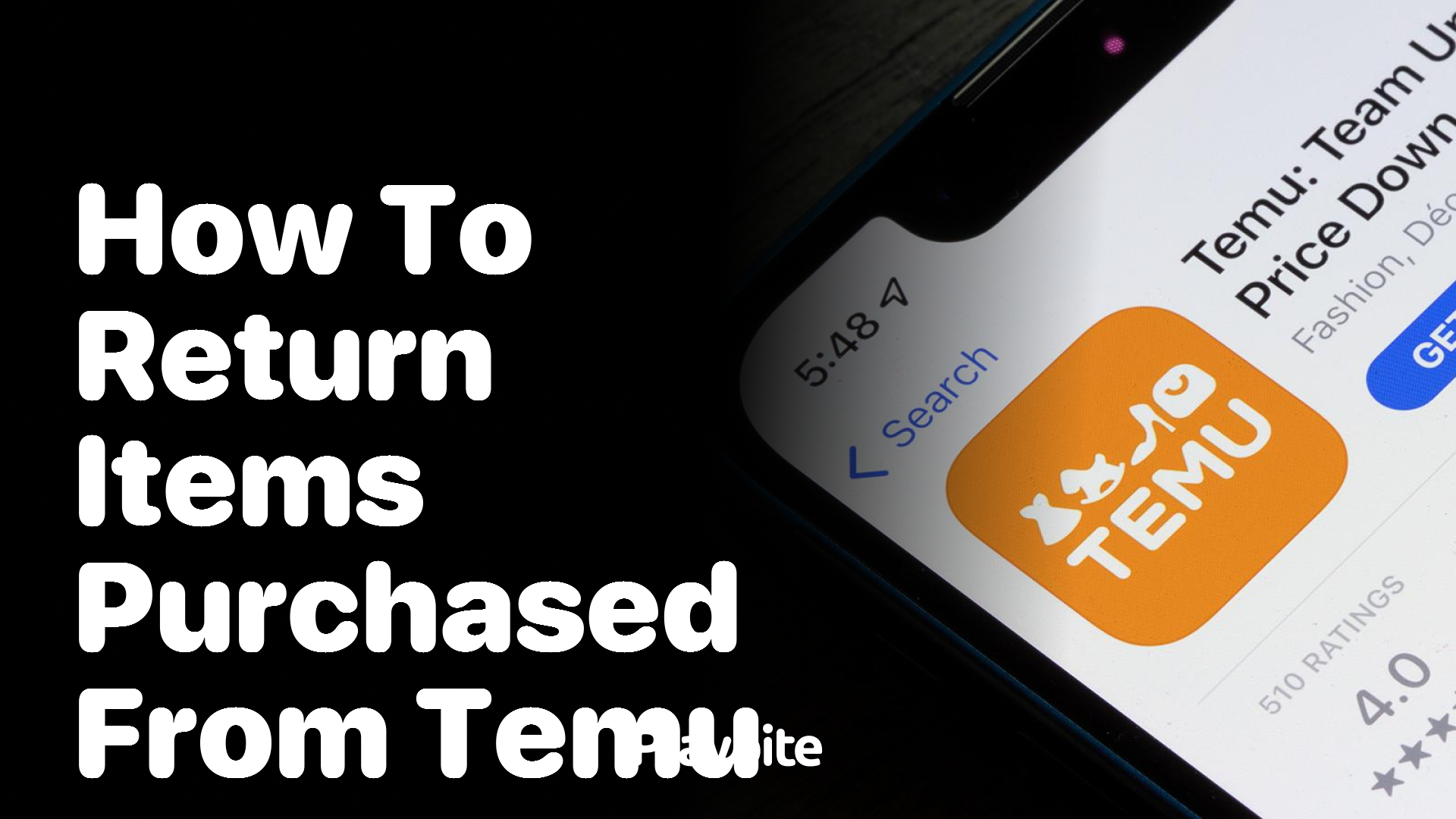 How to Return Items Purchased from Temu - Playbite