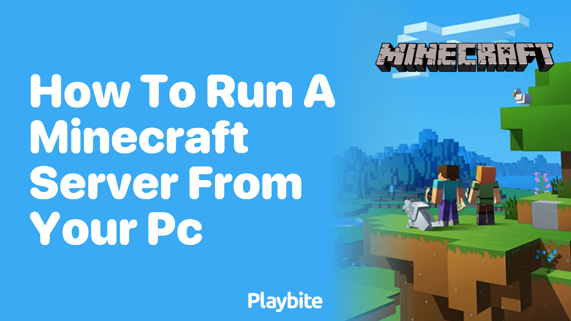 How to Run a Minecraft Server from Your PC - Playbite