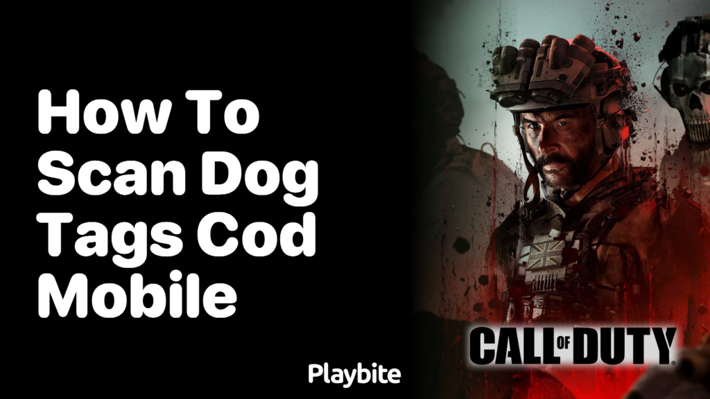 How to Scan Dog Tags in COD Mobile - Playbite