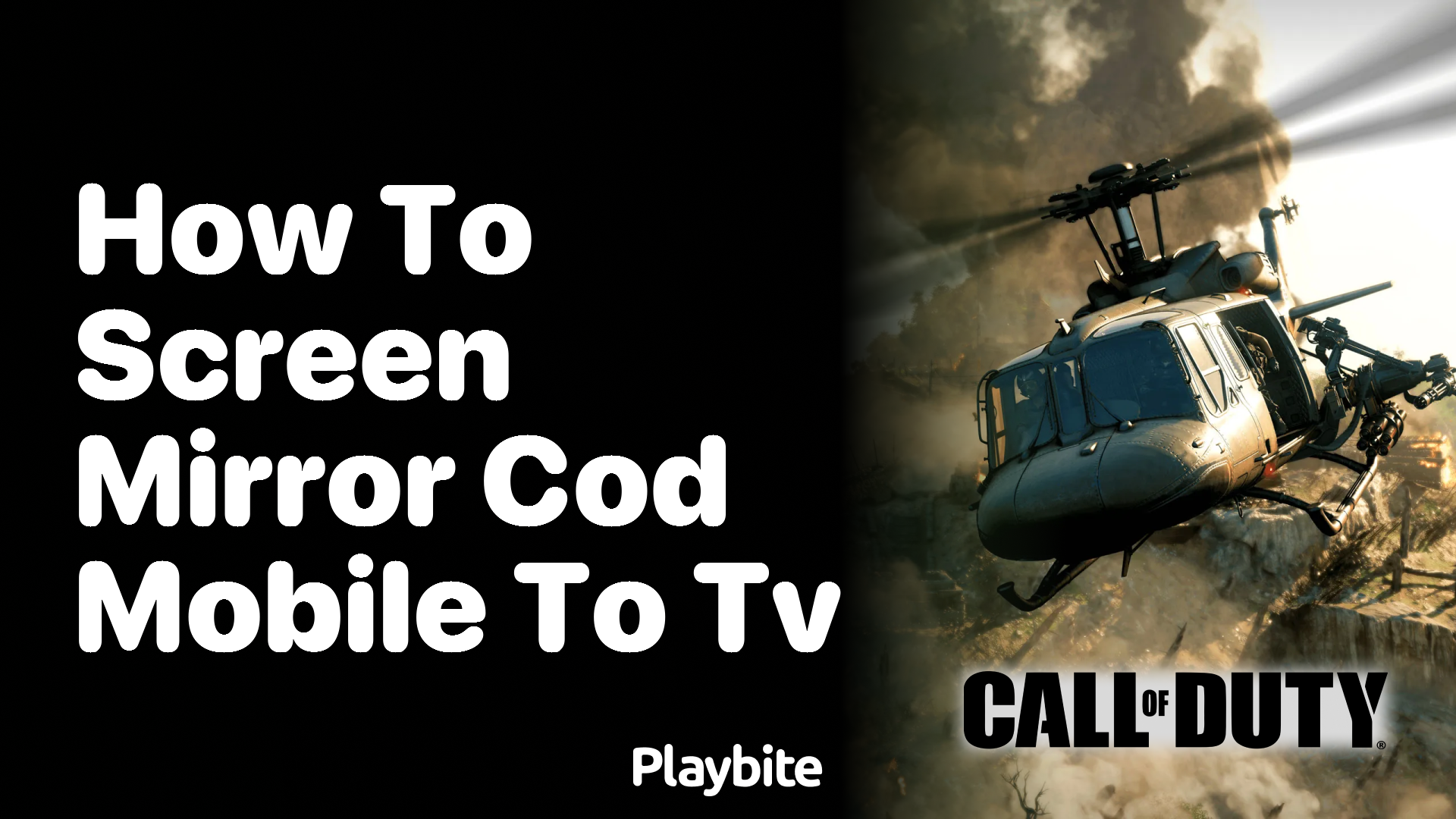 How to Screen Mirror COD Mobile to Your TV - Playbite