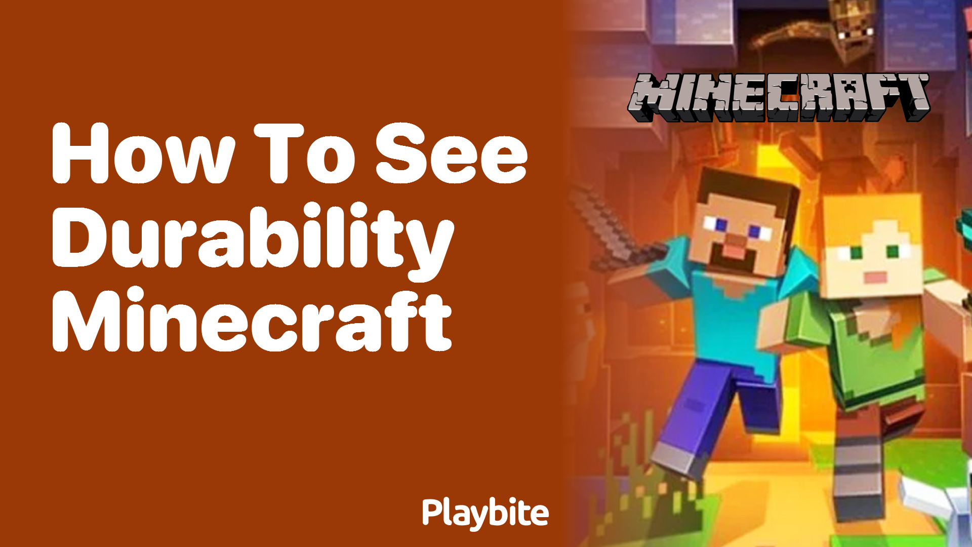 How to See Durability in Minecraft - Playbite