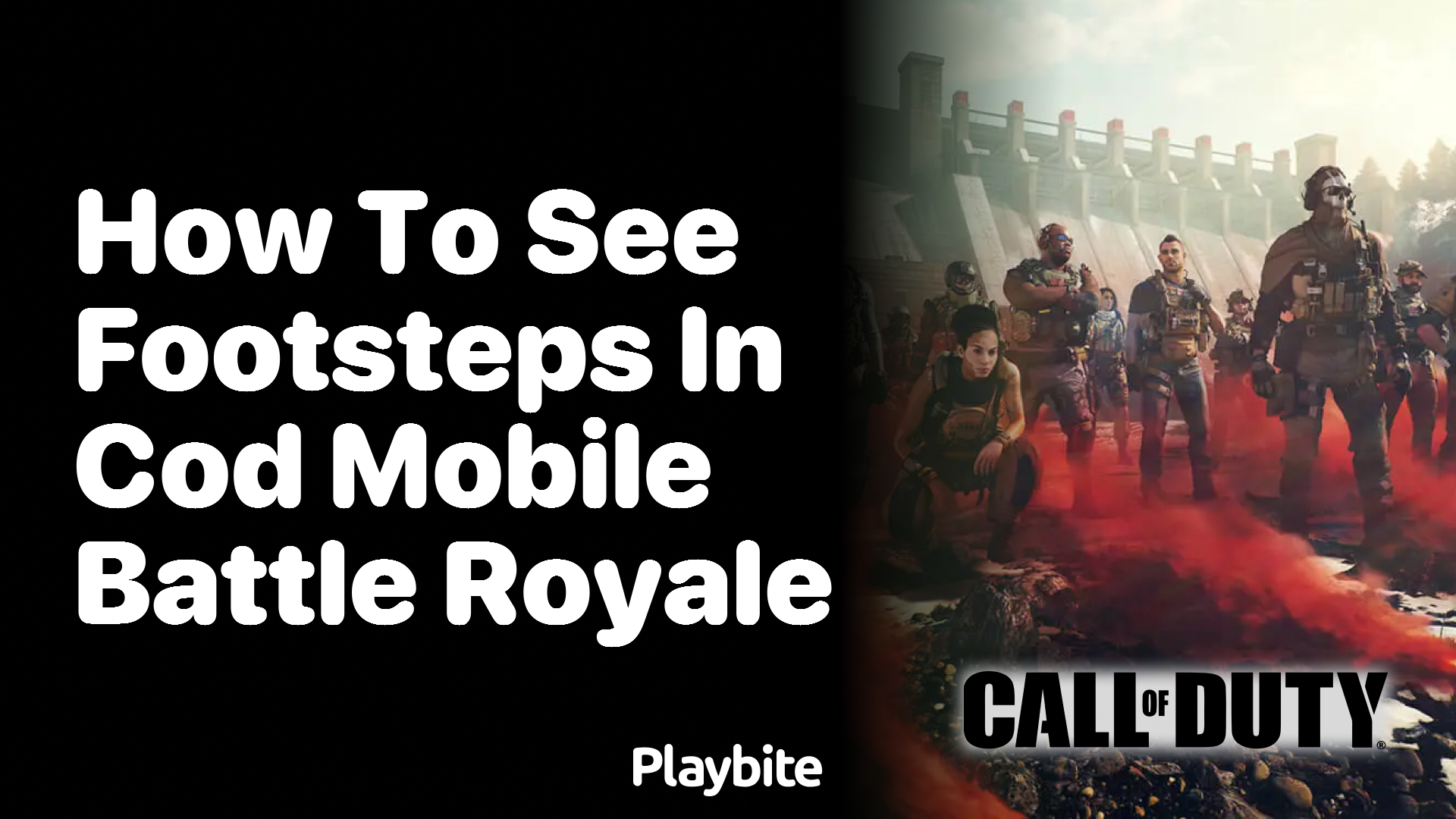 How to See Footsteps in COD Mobile Battle Royale - Playbite