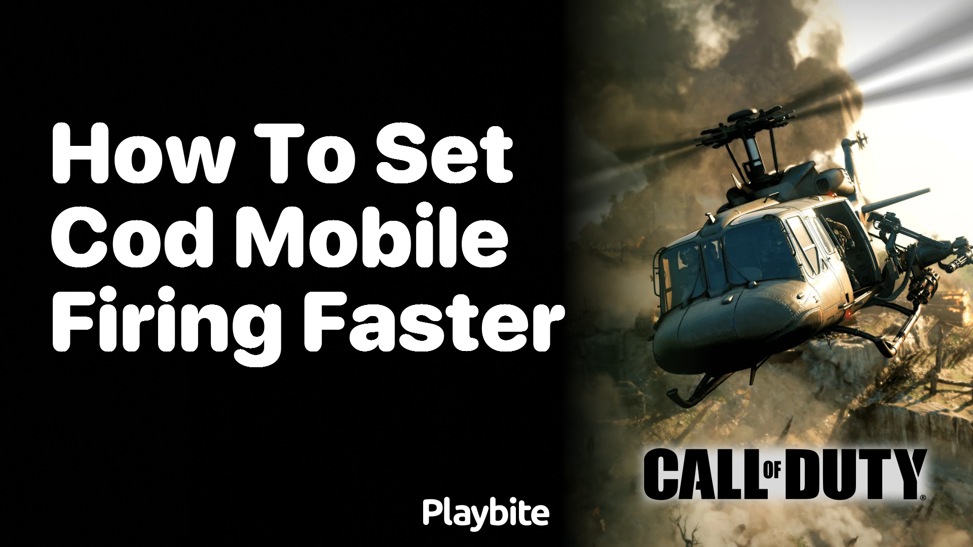 How to Make Your COD Mobile Firing Faster - Playbite