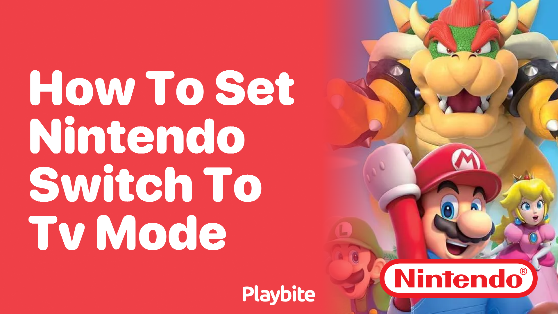 How to Set Your Nintendo Switch to TV Mode - Playbite