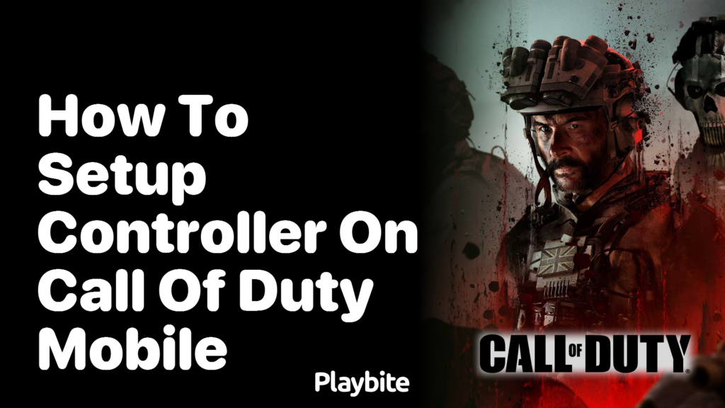 How to Set Up a Controller on Call of Duty Mobile - Playbite