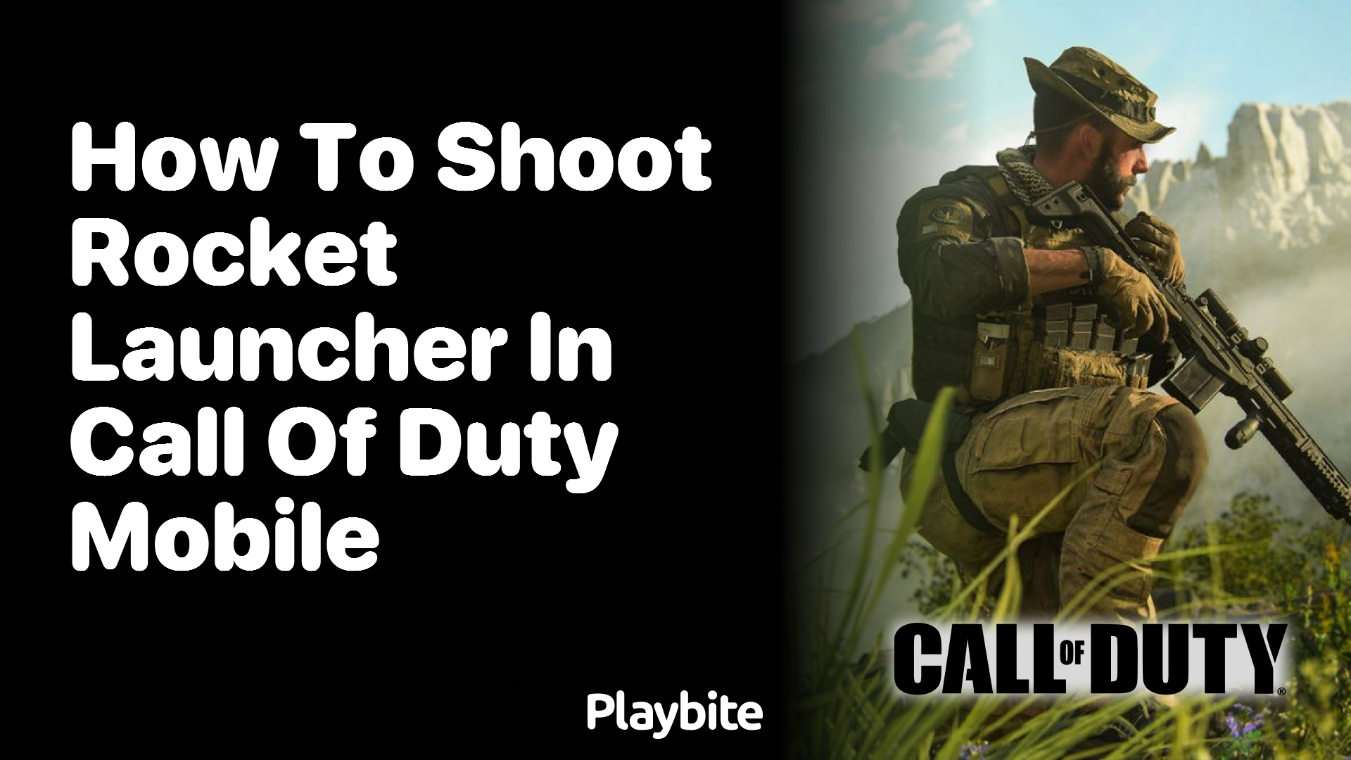 How to shoot a rocket launcher in Call of Duty Mobile - Playbite