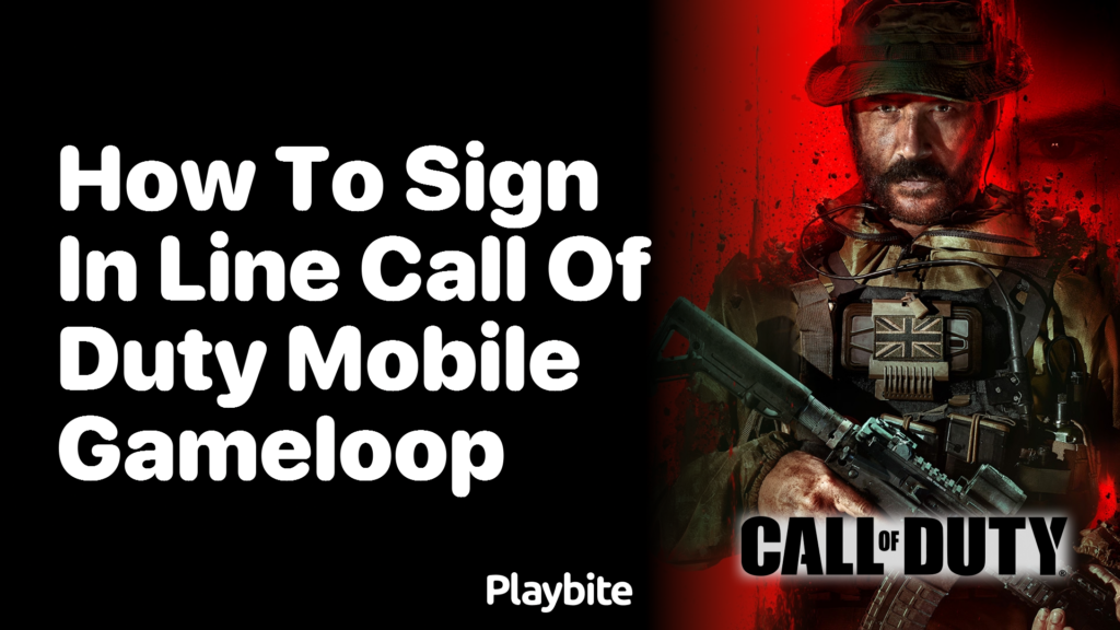 How to Sign in and Play Call of Duty Mobile on GameLoop - Playbite