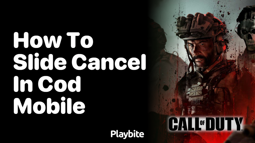 How To Slide Cancel In Cod Mobile A Quick Guide Playbite