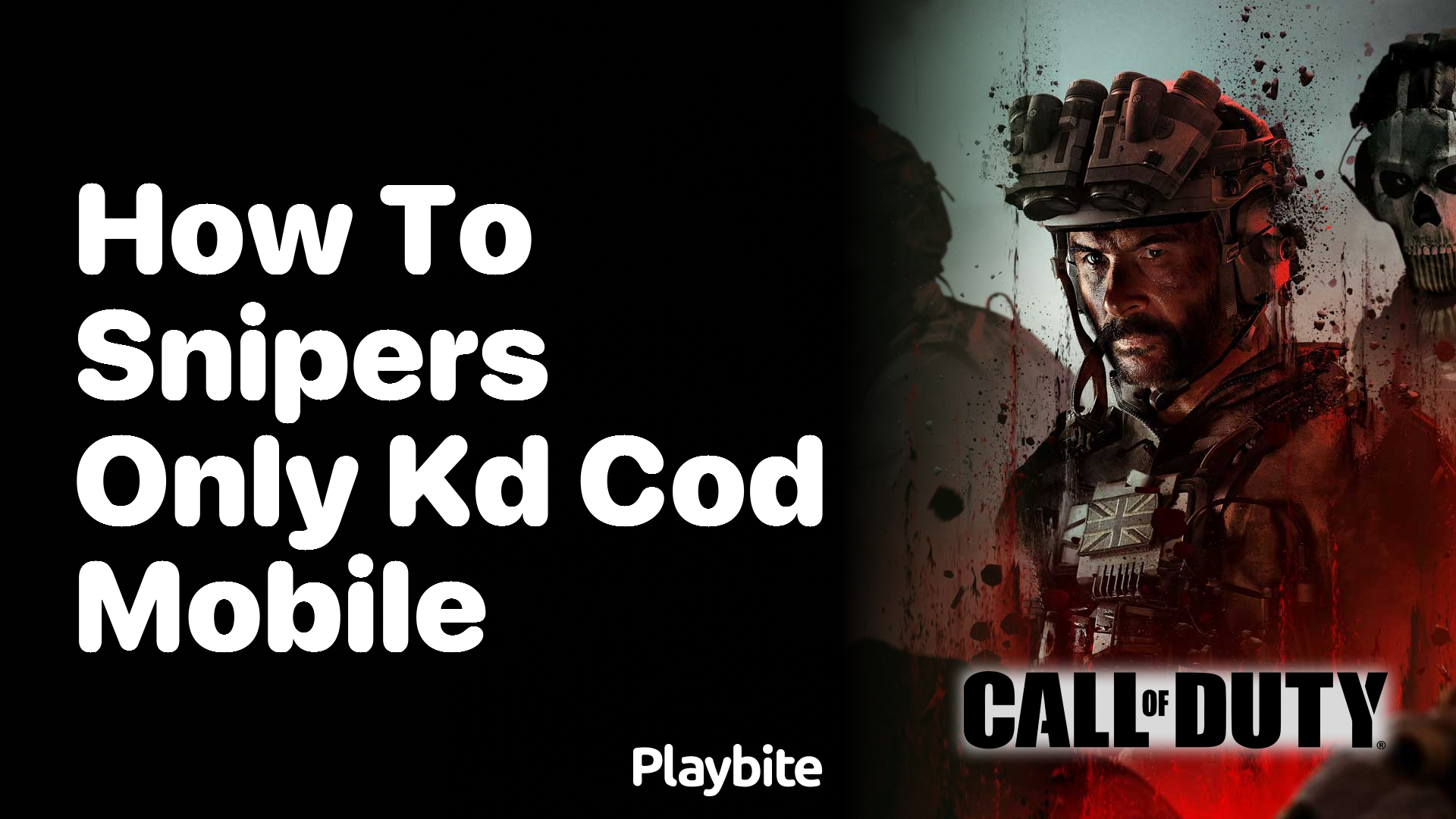 How to Rock Snipers Only Mode in Call of Duty Mobile - Playbite