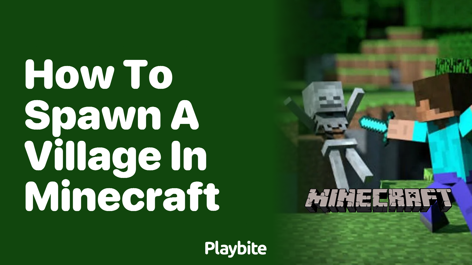 How to Spawn a Village in Minecraft: A Simple Guide - Playbite