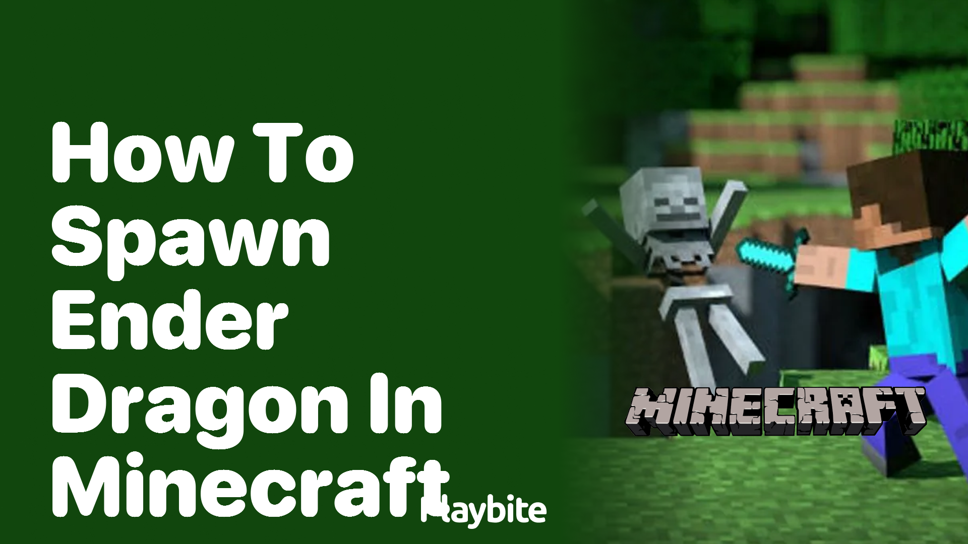 How to Spawn the Ender Dragon in Minecraft - Playbite