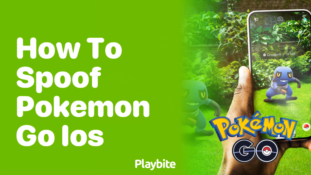 How to Spoof Pokemon GO on iOS Devices - Playbite
