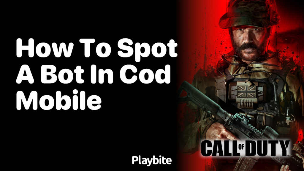 How to Spot a Bot in COD Mobile - Playbite
