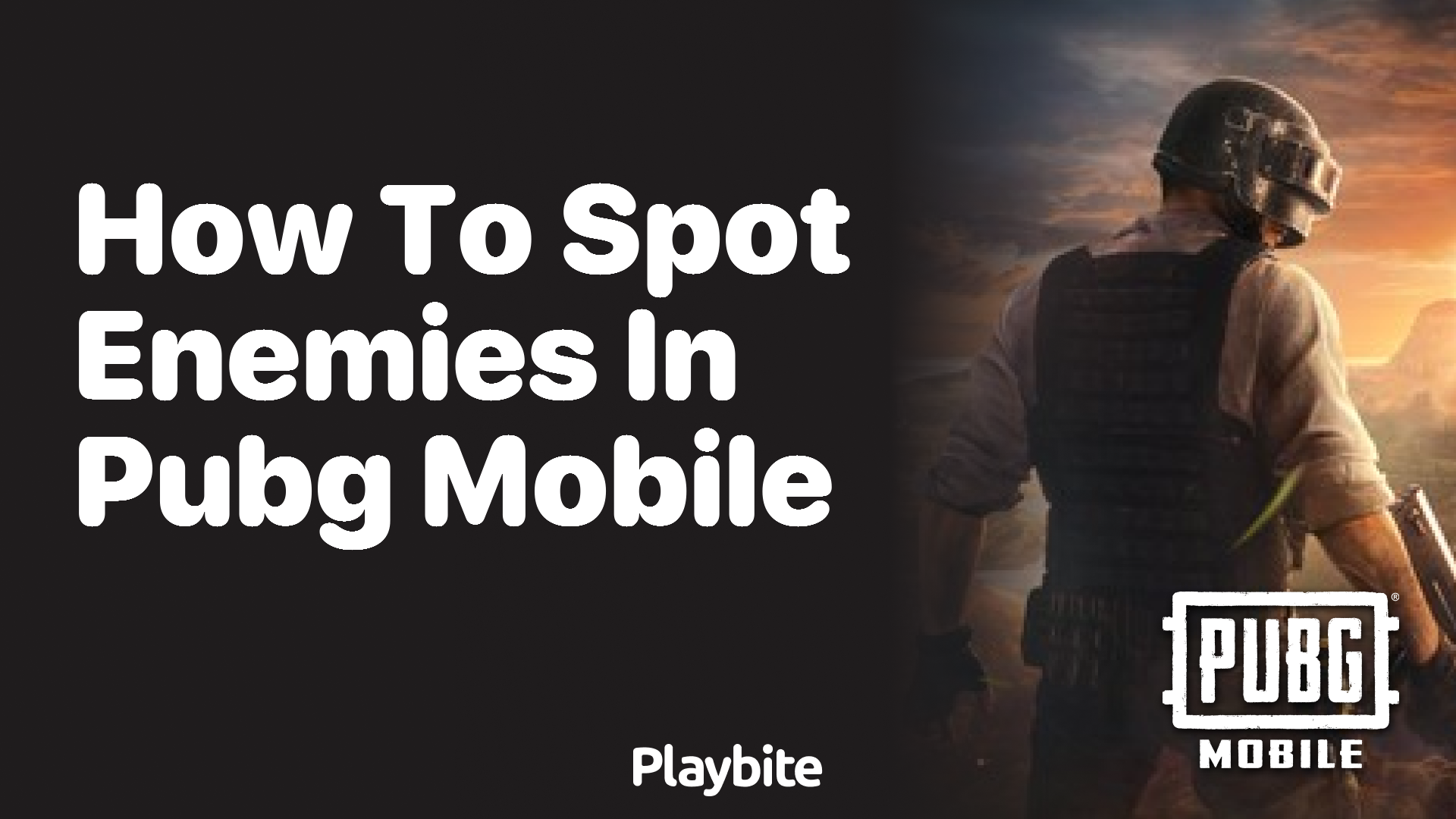How to Spot Enemies in PUBG Mobile - Playbite
