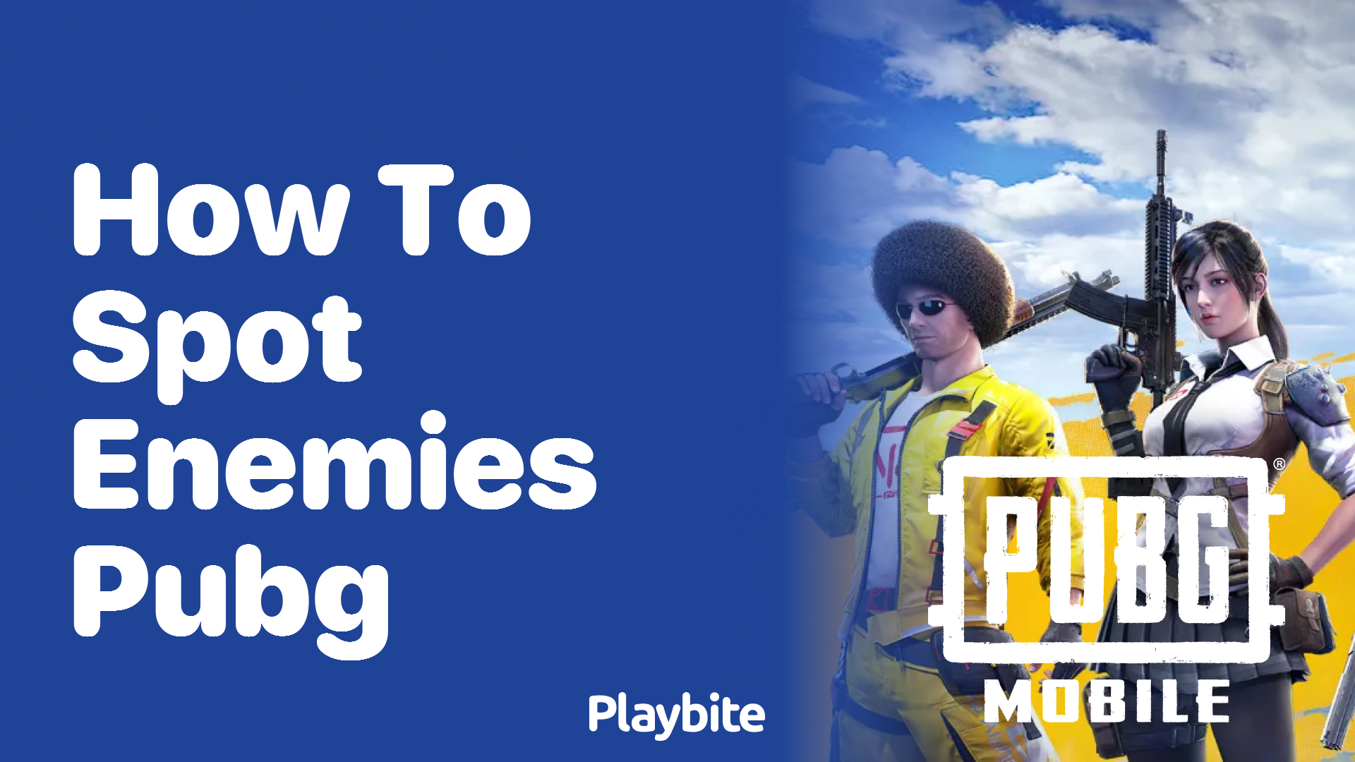 How to Spot Enemies in PUBG Mobile: A Quick Guide - Playbite