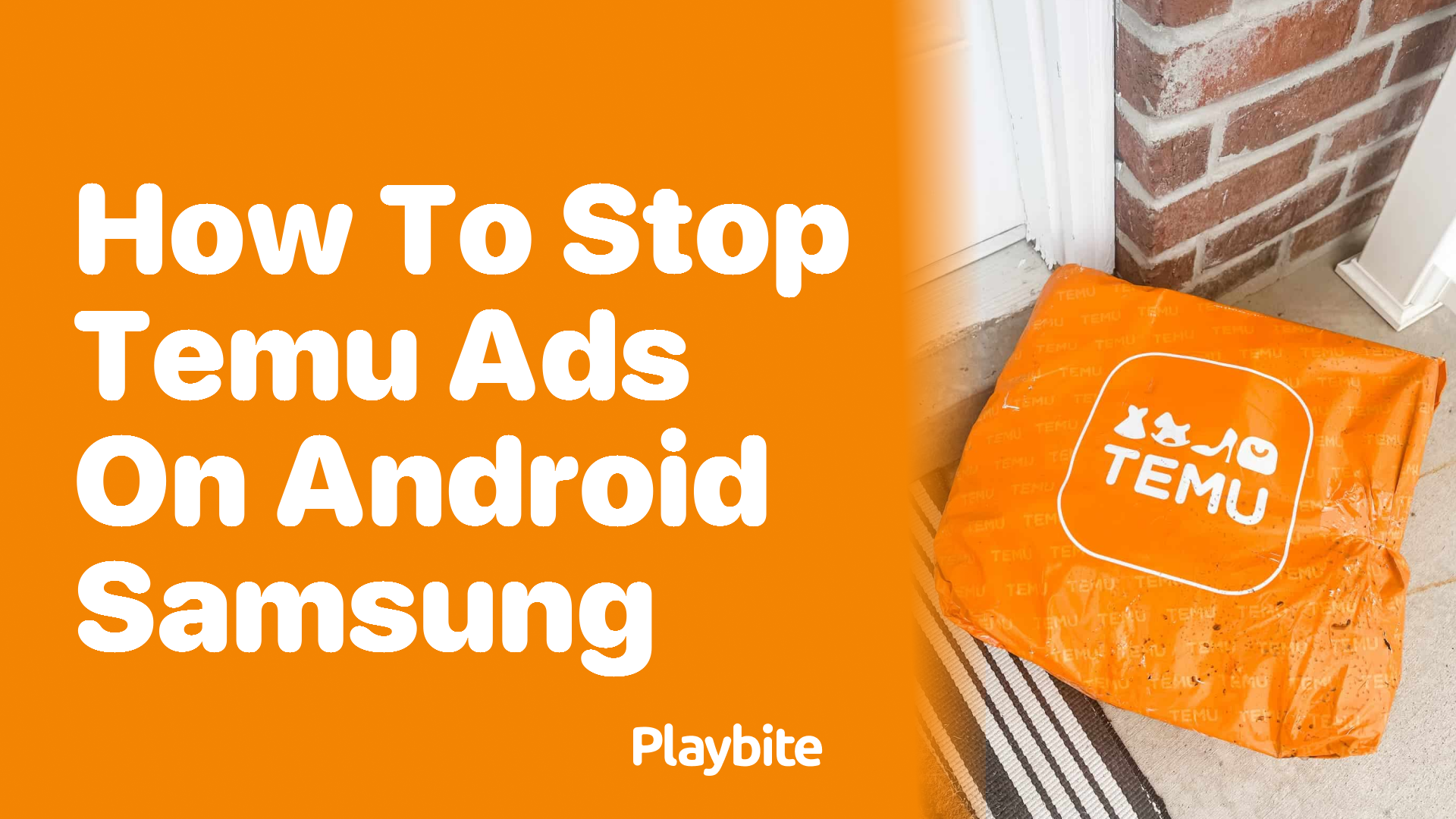 How to Stop Temu Ads on Android Samsung - Playbite