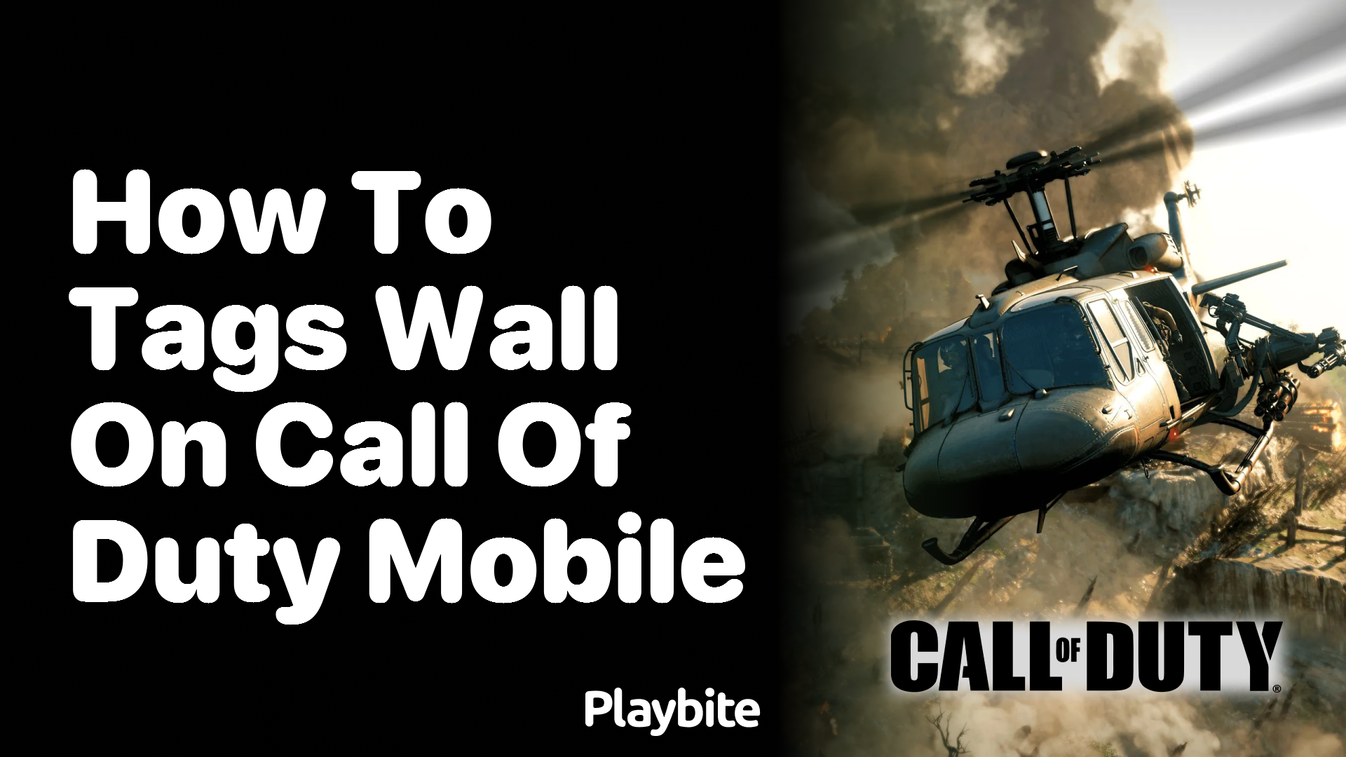 How to Tag Walls in Call of Duty Mobile - Playbite