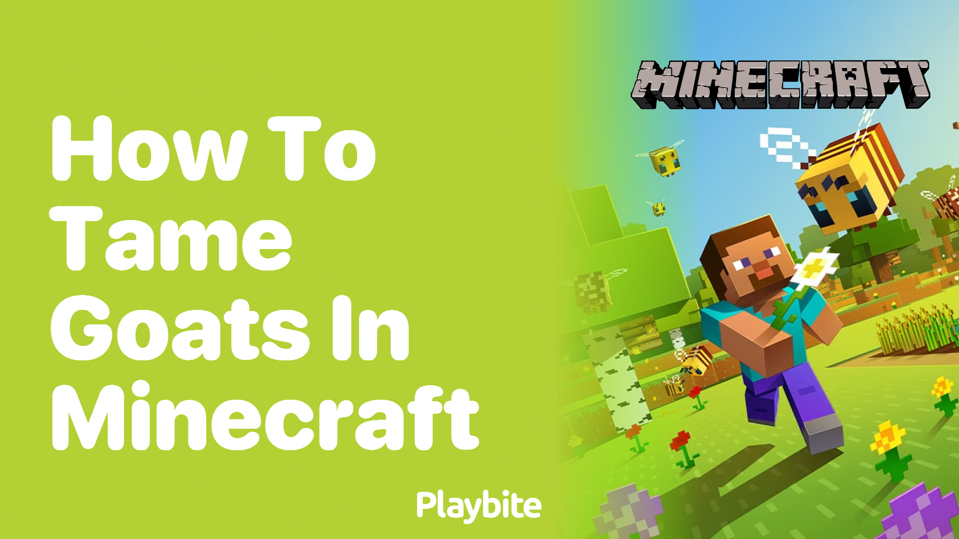 How to Tame Goats in Minecraft? - Playbite