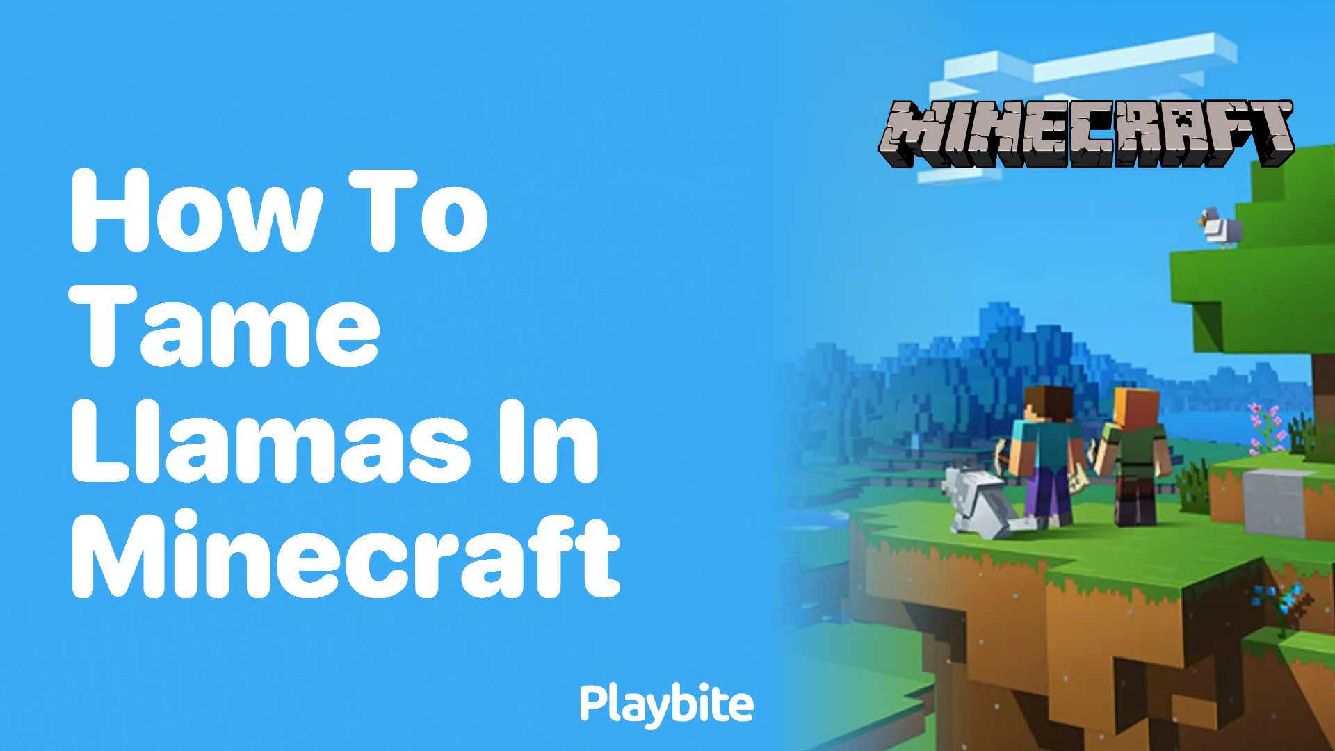 How to Tame Llamas in Minecraft - Playbite