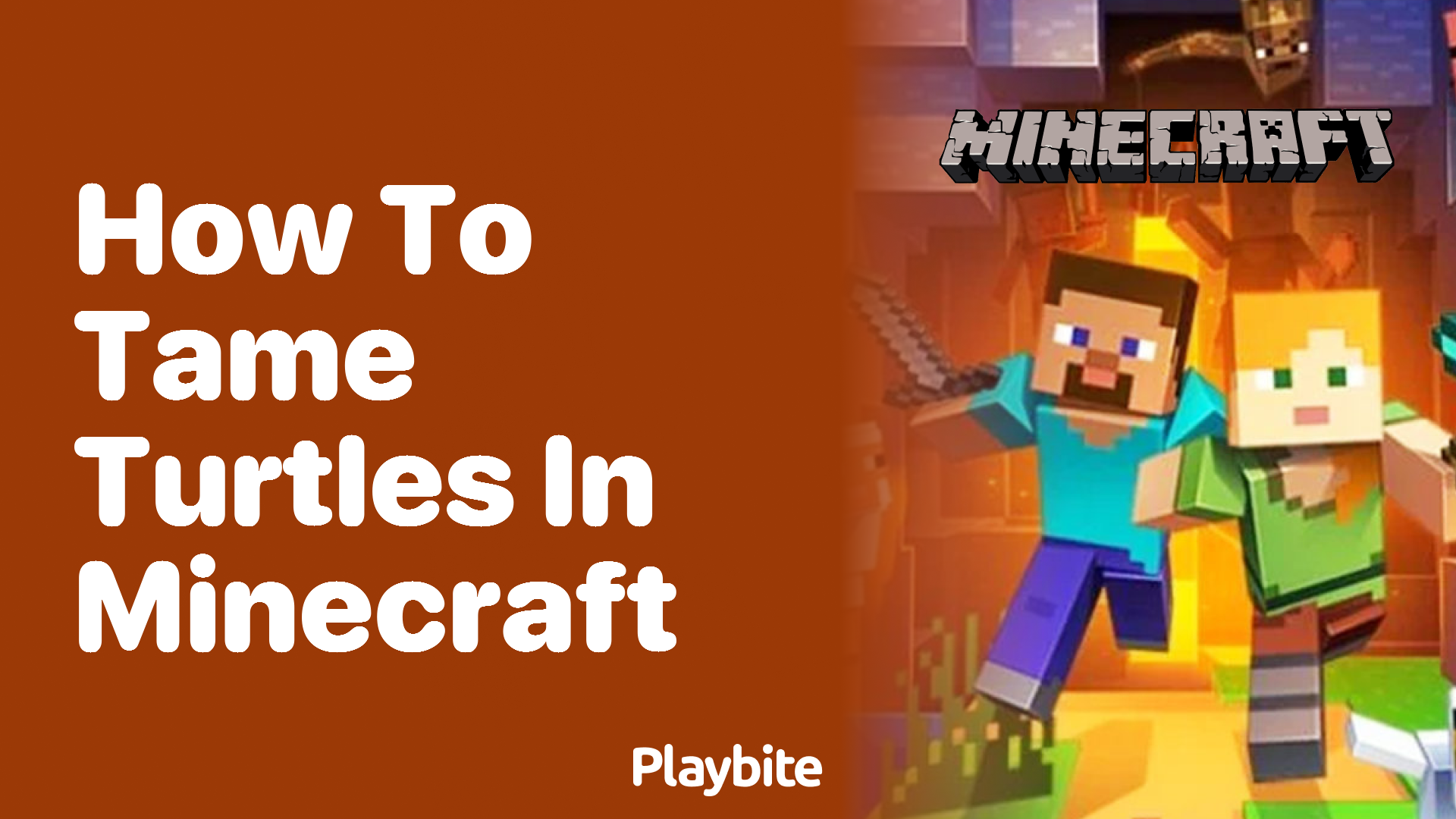 How to Tame Turtles in Minecraft - Playbite