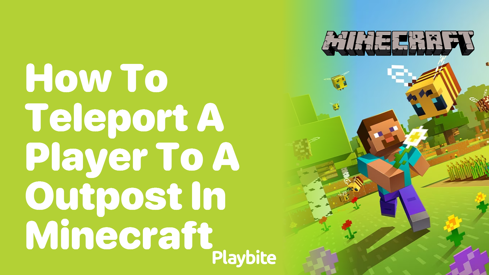 How to Teleport a Player to an Outpost in Minecraft - Playbite