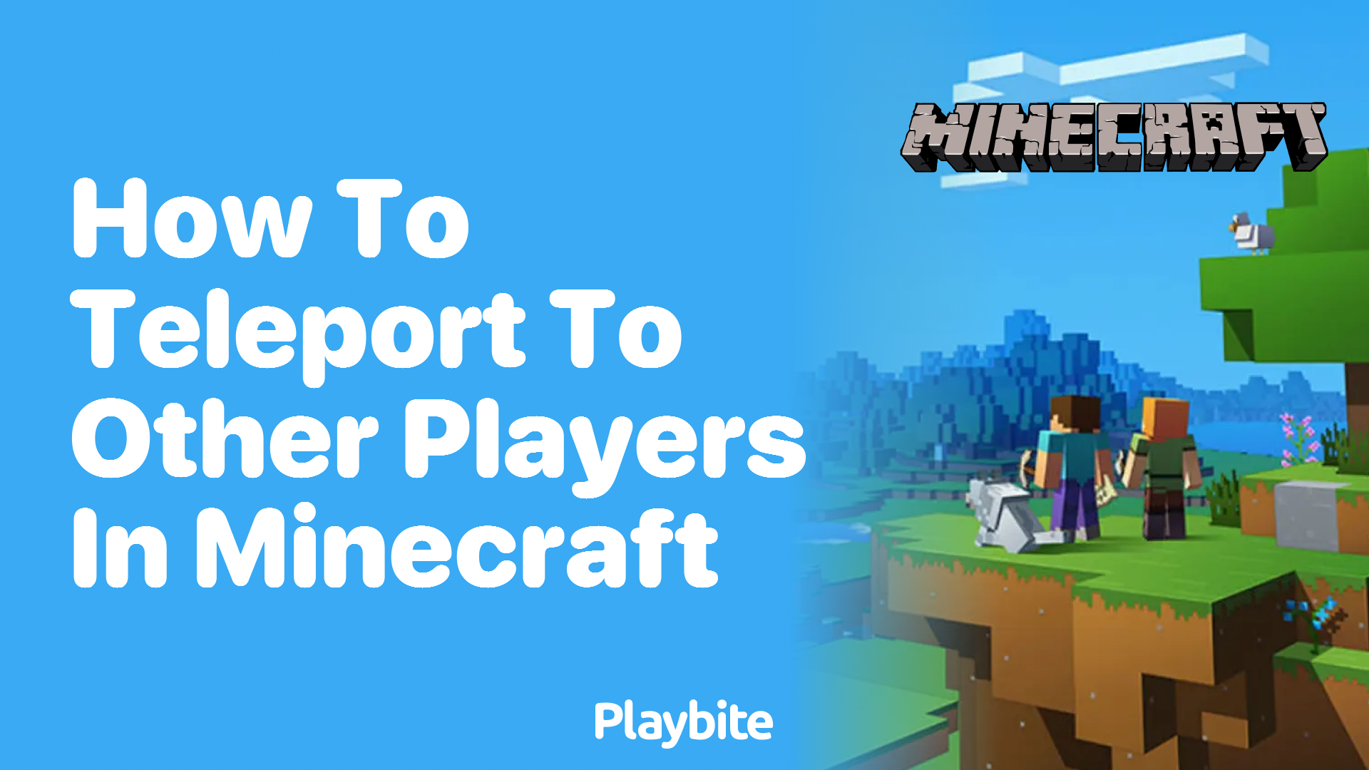How to Teleport to Other Players in Minecraft - Playbite