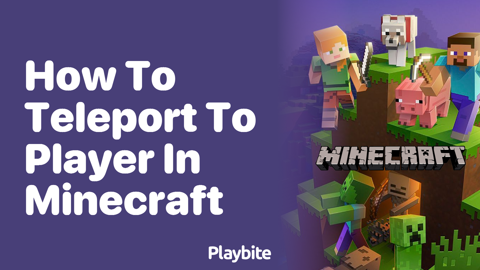 How to Teleport to a Player in Minecraft? - Playbite