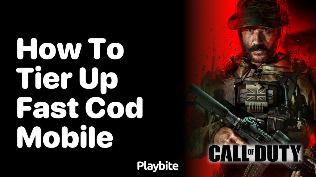 How to Tier Up Fast in COD Mobile - Playbite