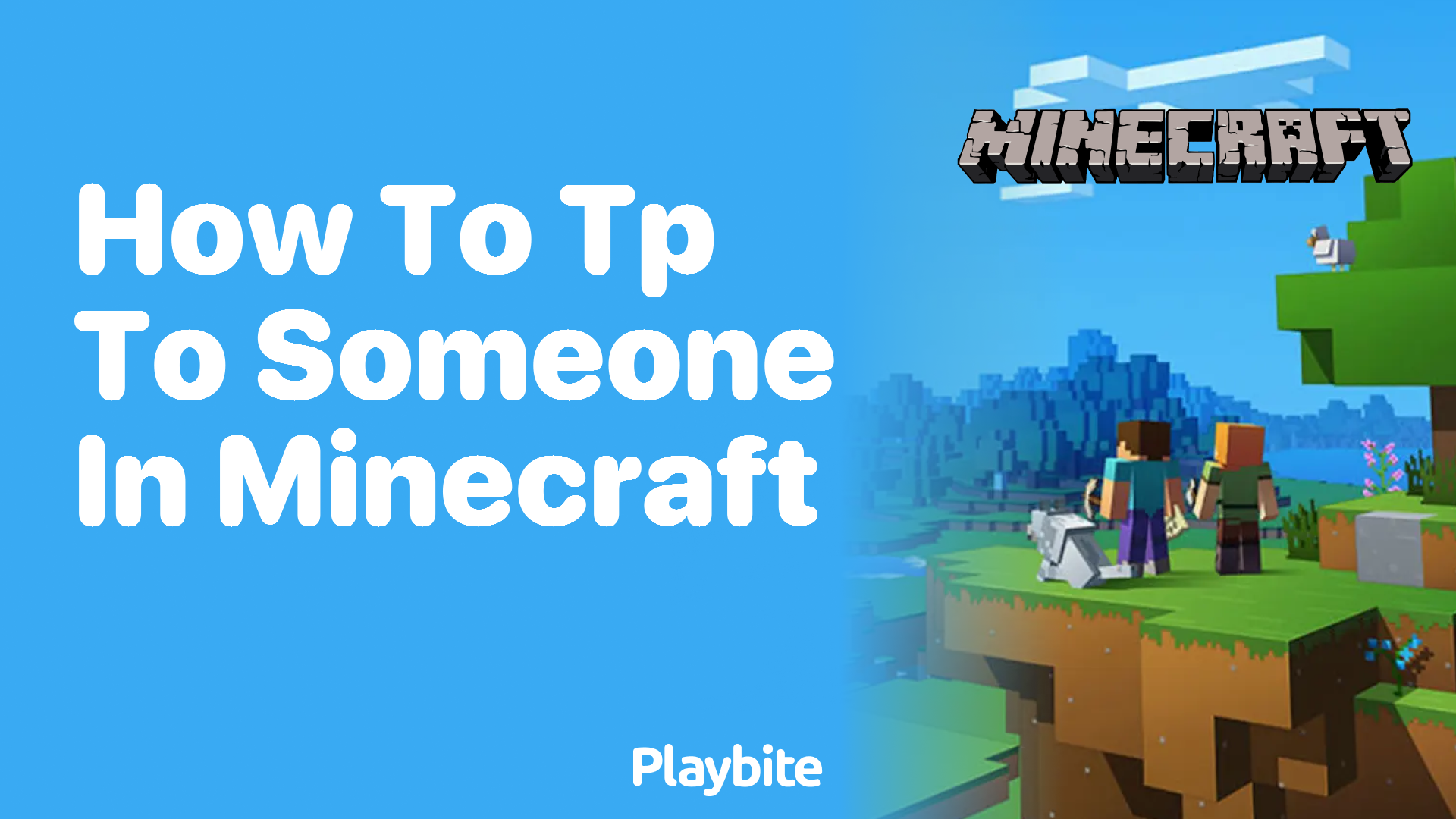 How To Tp To Someone In Minecraft A Simple Guide Playbite