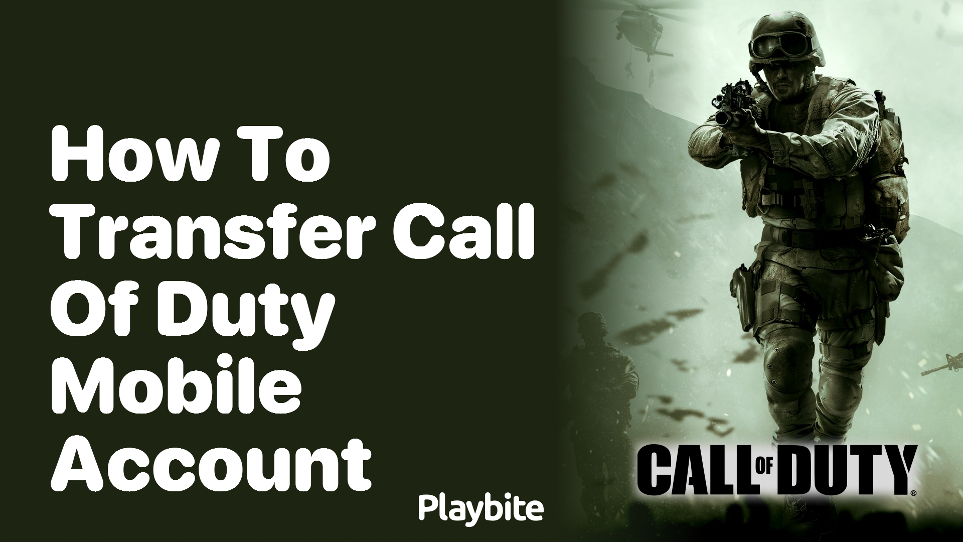 How to Transfer Your Call of Duty Mobile Account - Playbite