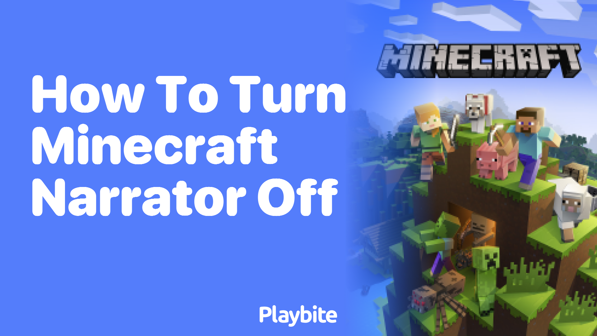 How to Turn Off the Minecraft Narrator - Playbite