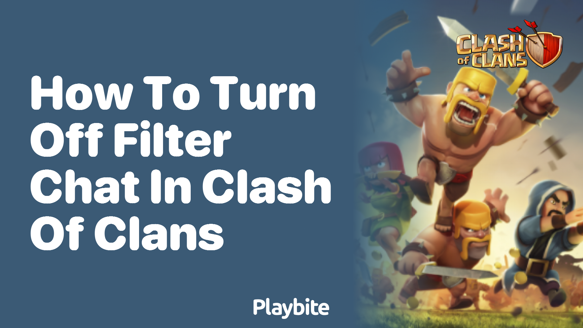 How to Turn Off Filter Chat in Clash of Clans - Playbite