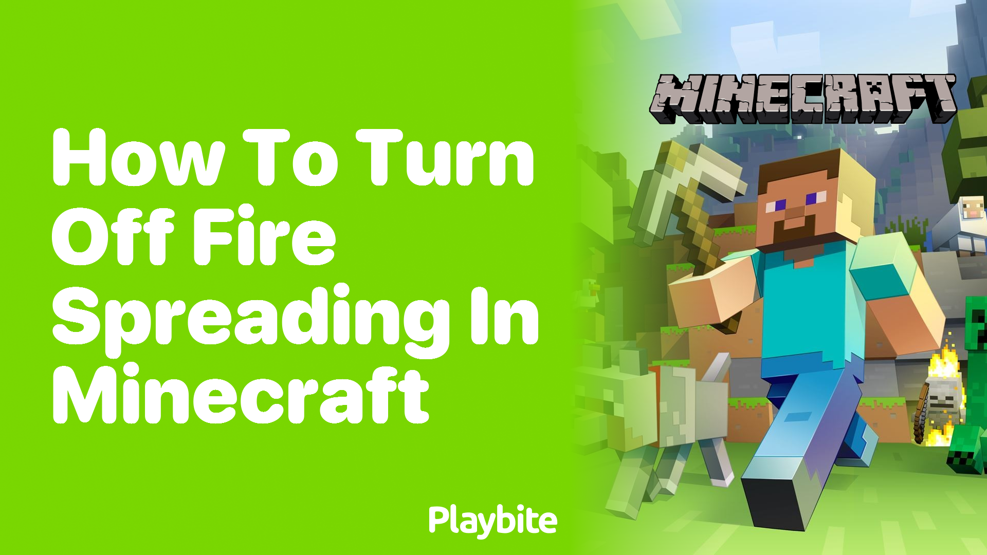 How to Turn Off Fire Spreading in Minecraft - Playbite