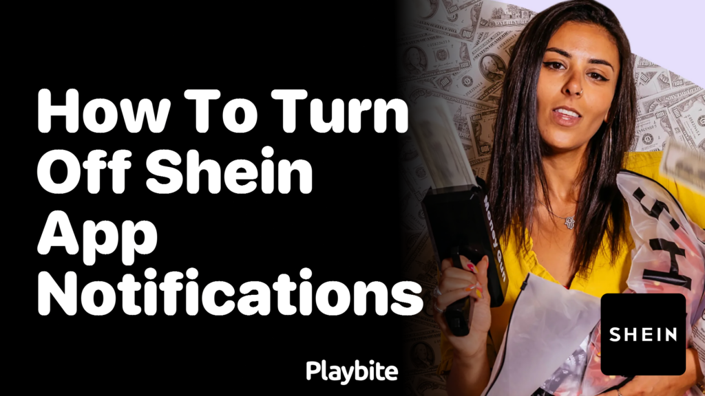 How to Turn Off SHEIN App Notifications - Playbite