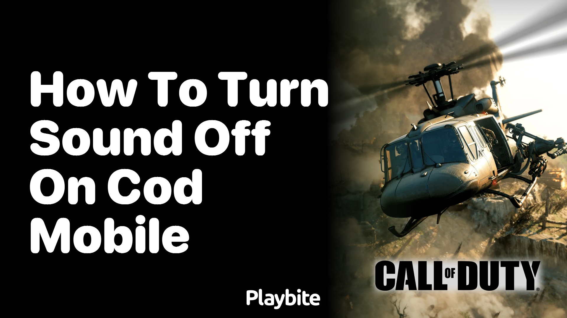 How To Turn Sound Off On Cod Mobile Playbite