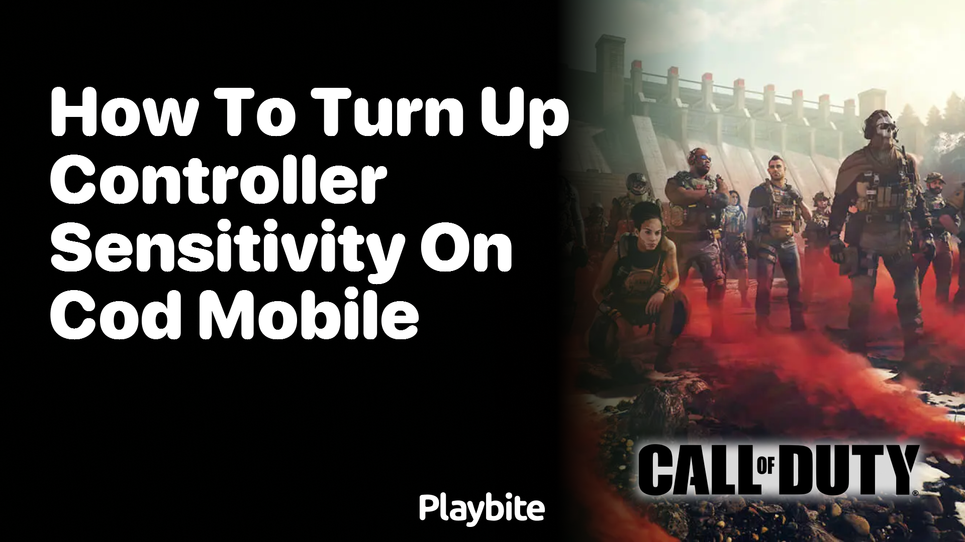 How to Turn Up Controller Sensitivity on COD Mobile - Playbite