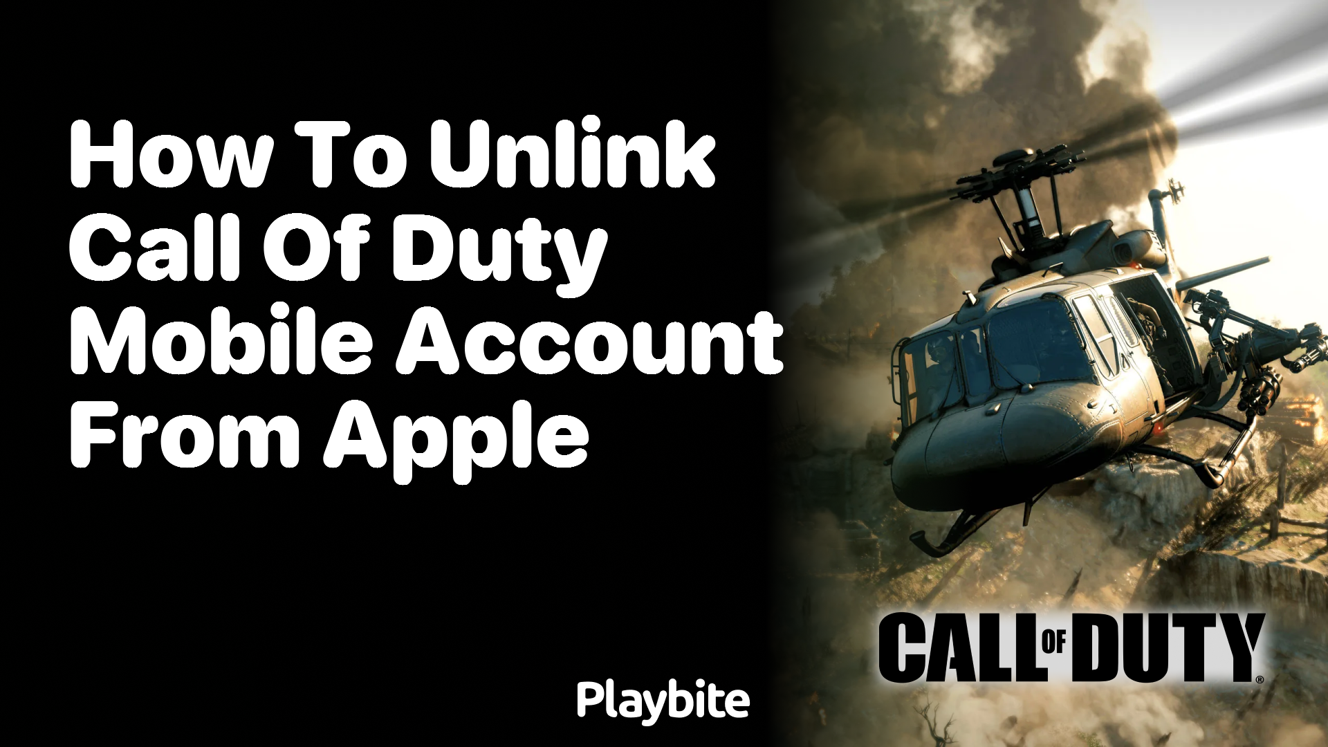 How to Unlink Call of Duty Mobile Account from Apple - Playbite