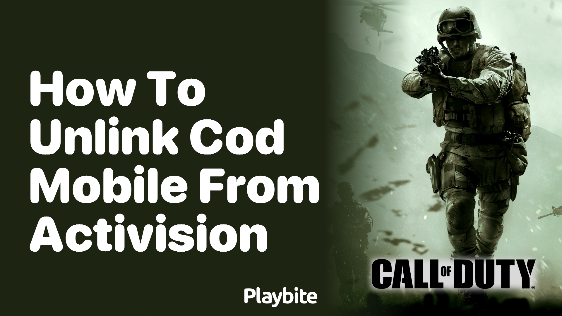 How to Unlink CoD Mobile from Activision - Playbite
