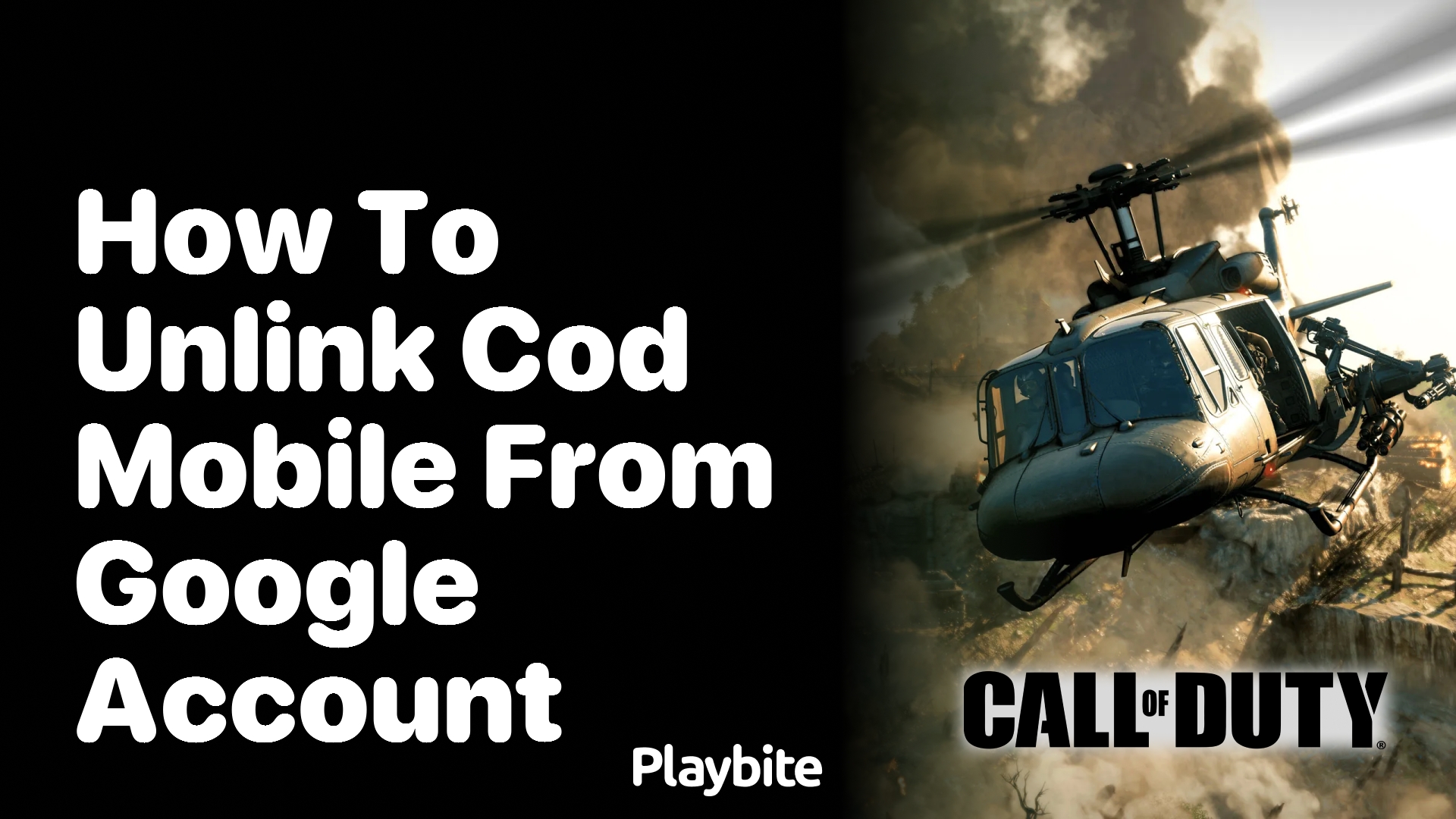 How to Unlink COD Mobile from Your Google Account - Playbite