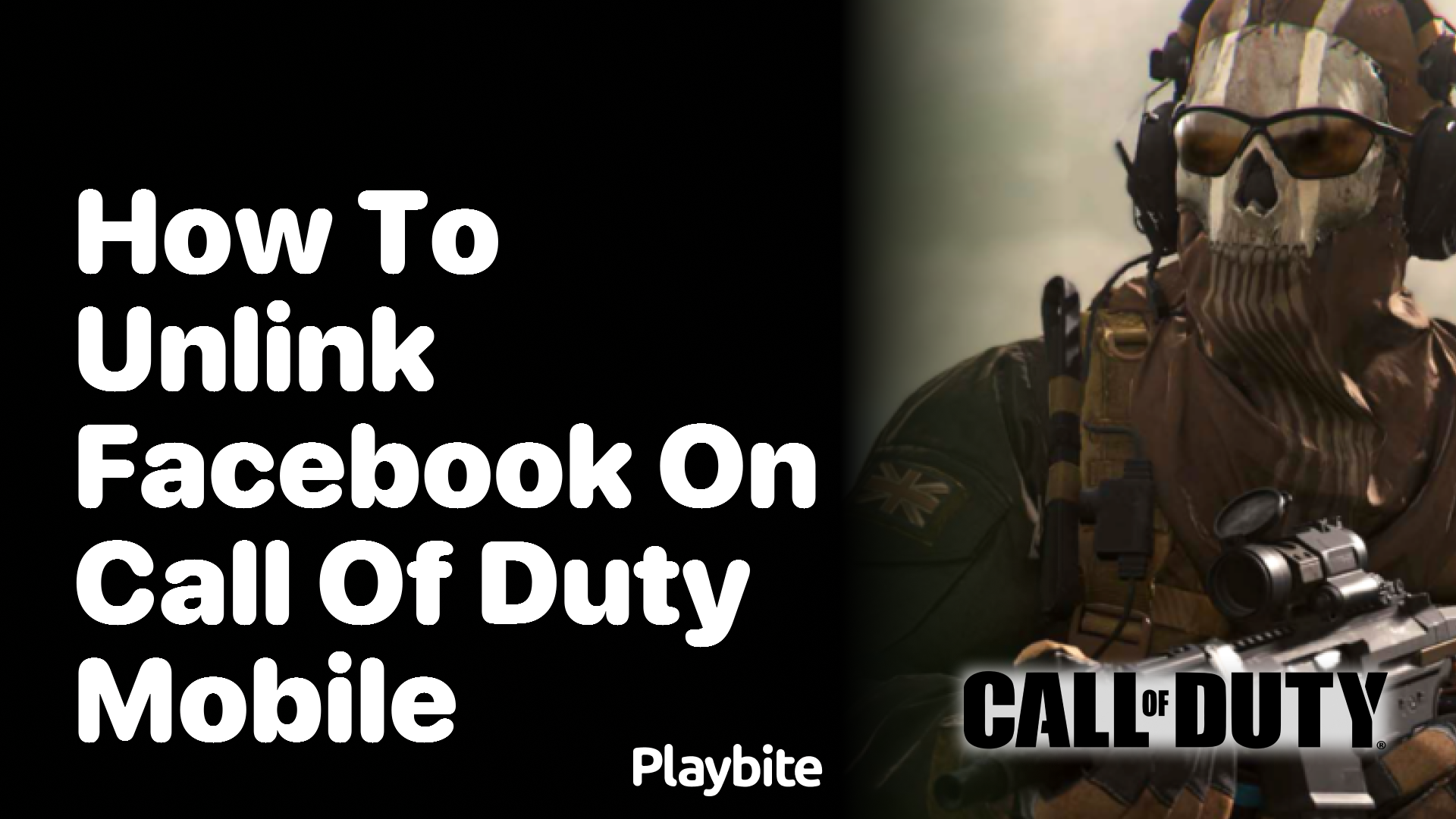How to Unlink Facebook on Call of Duty Mobile - Playbite
