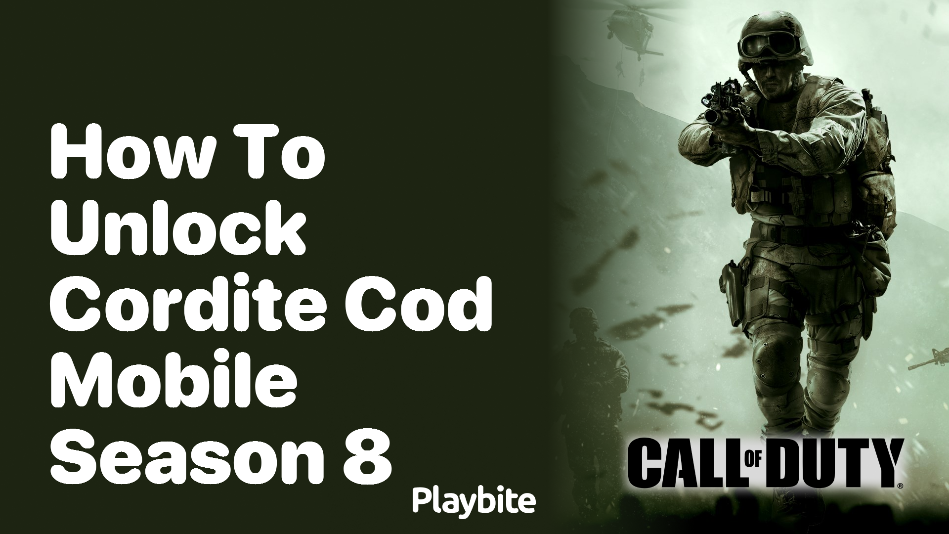 How to Unlock the Cordite in CoD Mobile Season 8? - Playbite