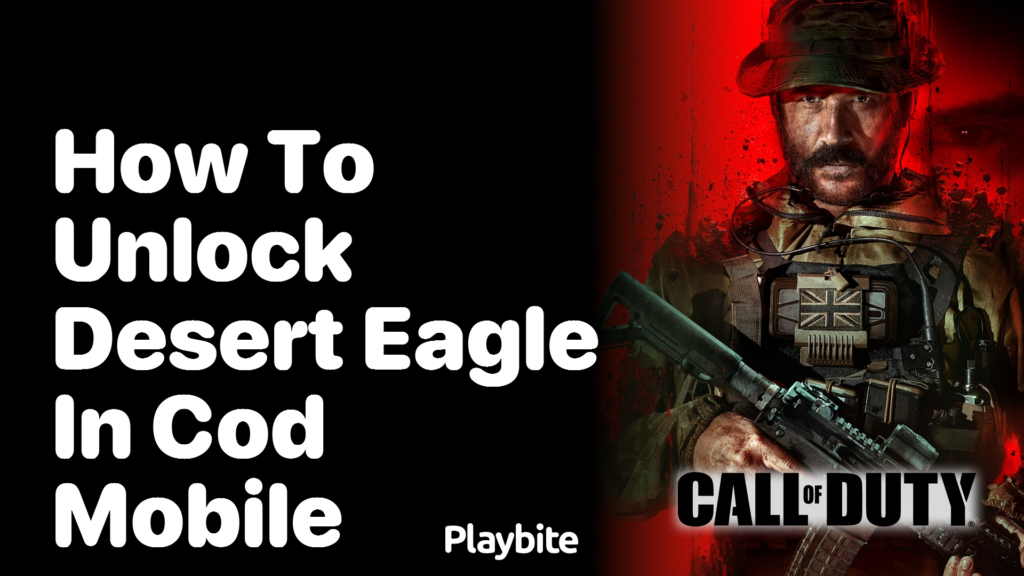 How to Unlock the Desert Eagle in COD Mobile - Playbite