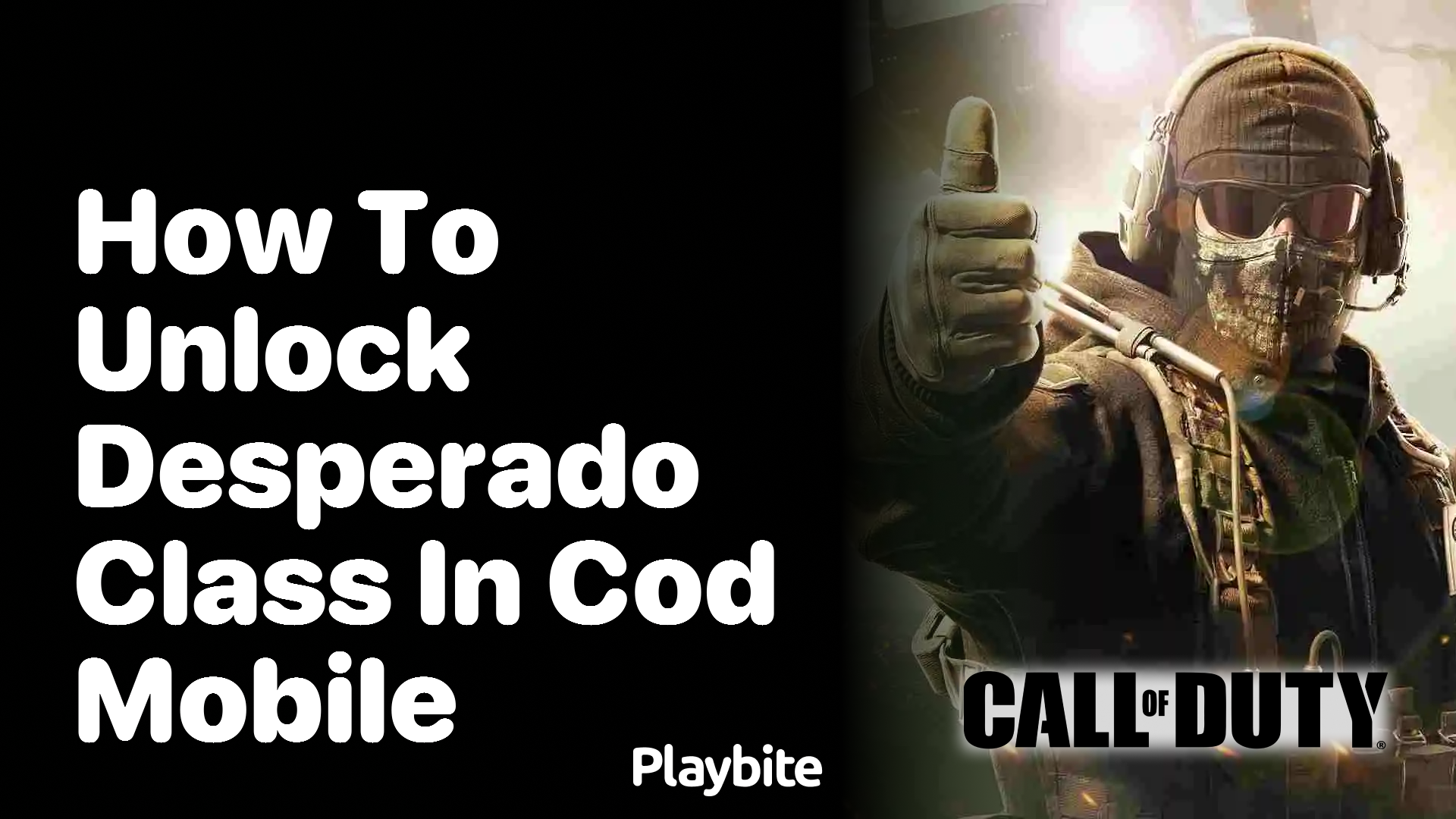 How to Unlock the Desperado Class in COD Mobile - Playbite