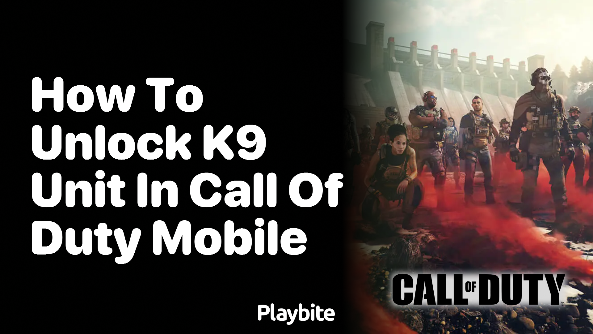 How to Unlock K9 Unit in Call of Duty Mobile - Playbite
