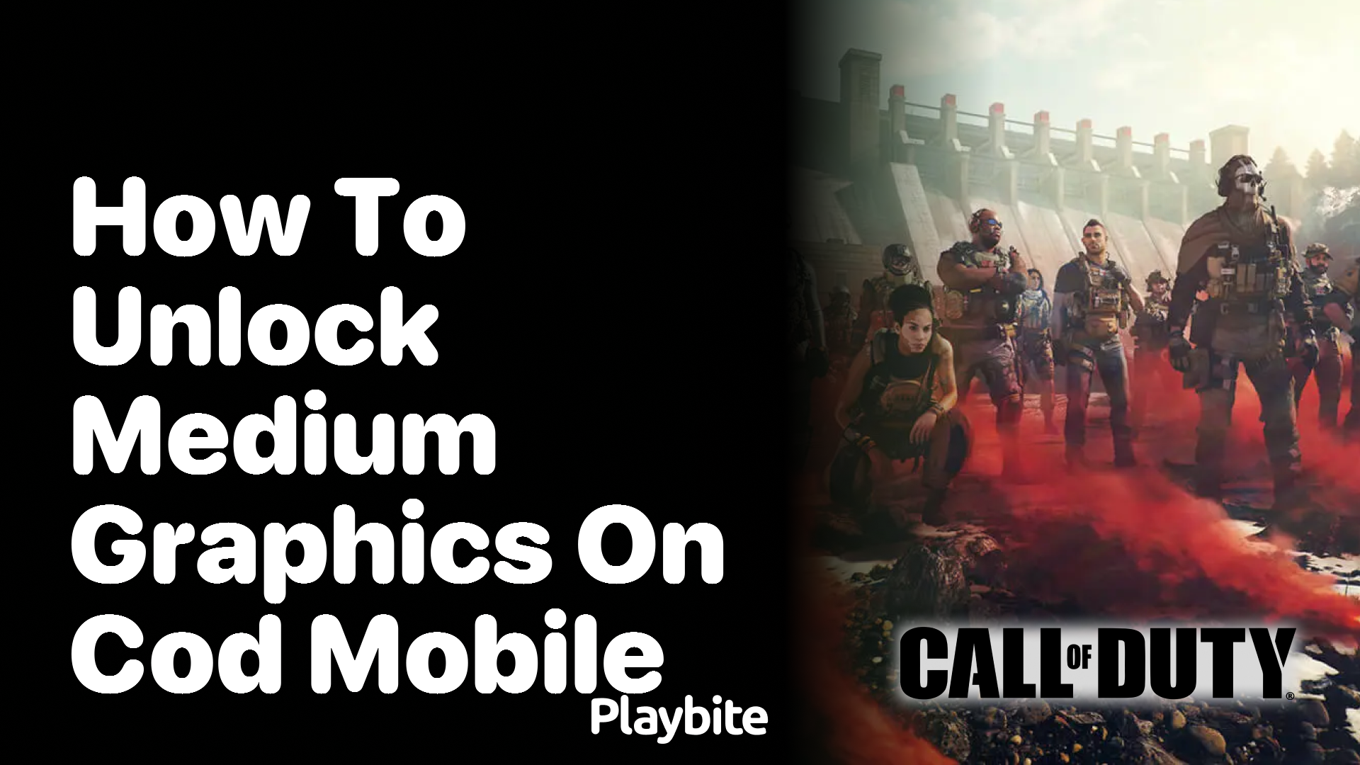 How to Unlock Medium Graphics on COD Mobile - Playbite