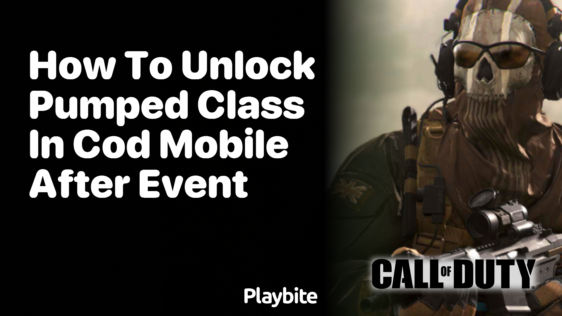 How to Unlock the Pumped Class in COD Mobile After the Event - Playbite