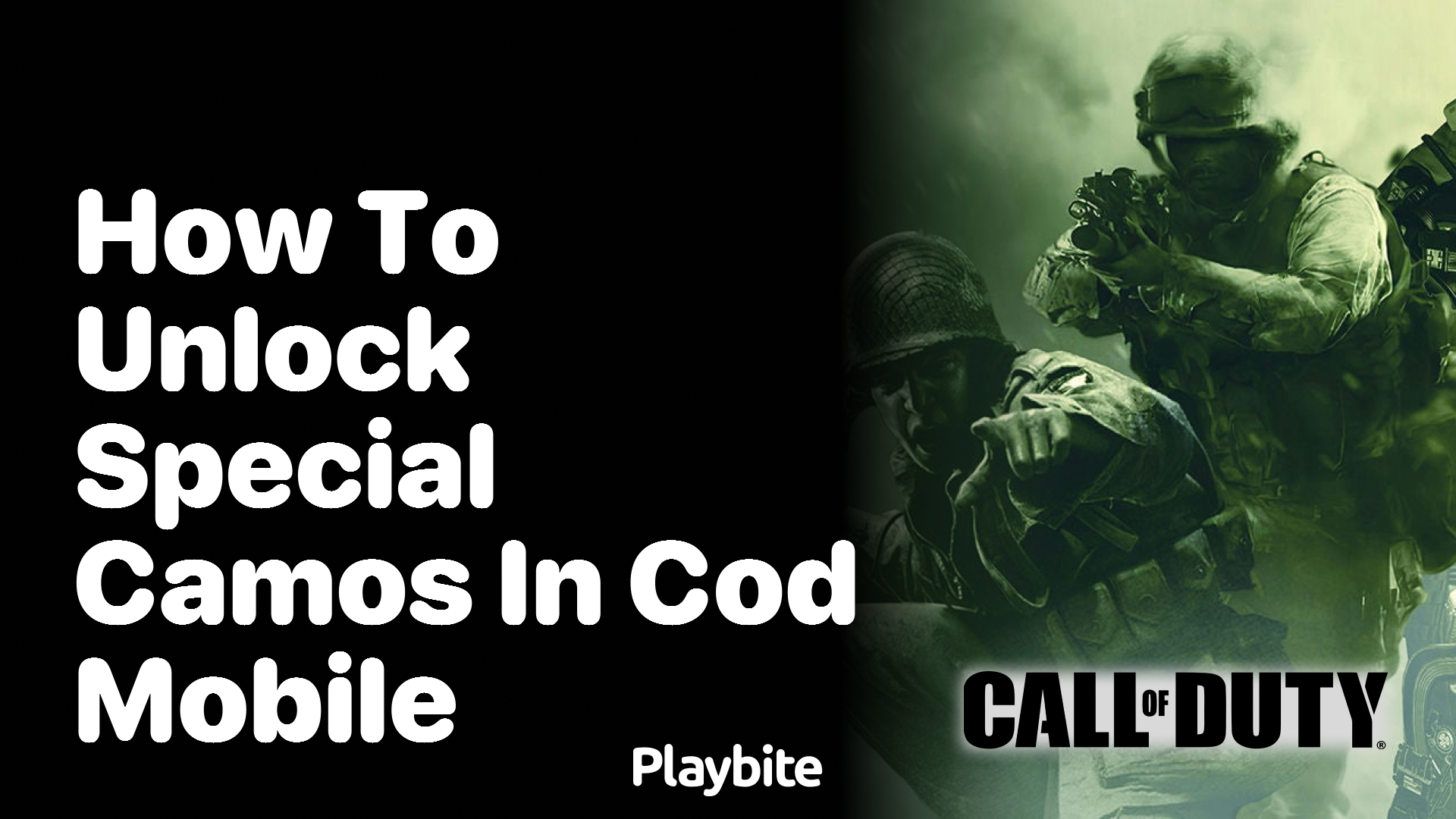 How To Unlock Special Camos In Cod Mobile Playbite