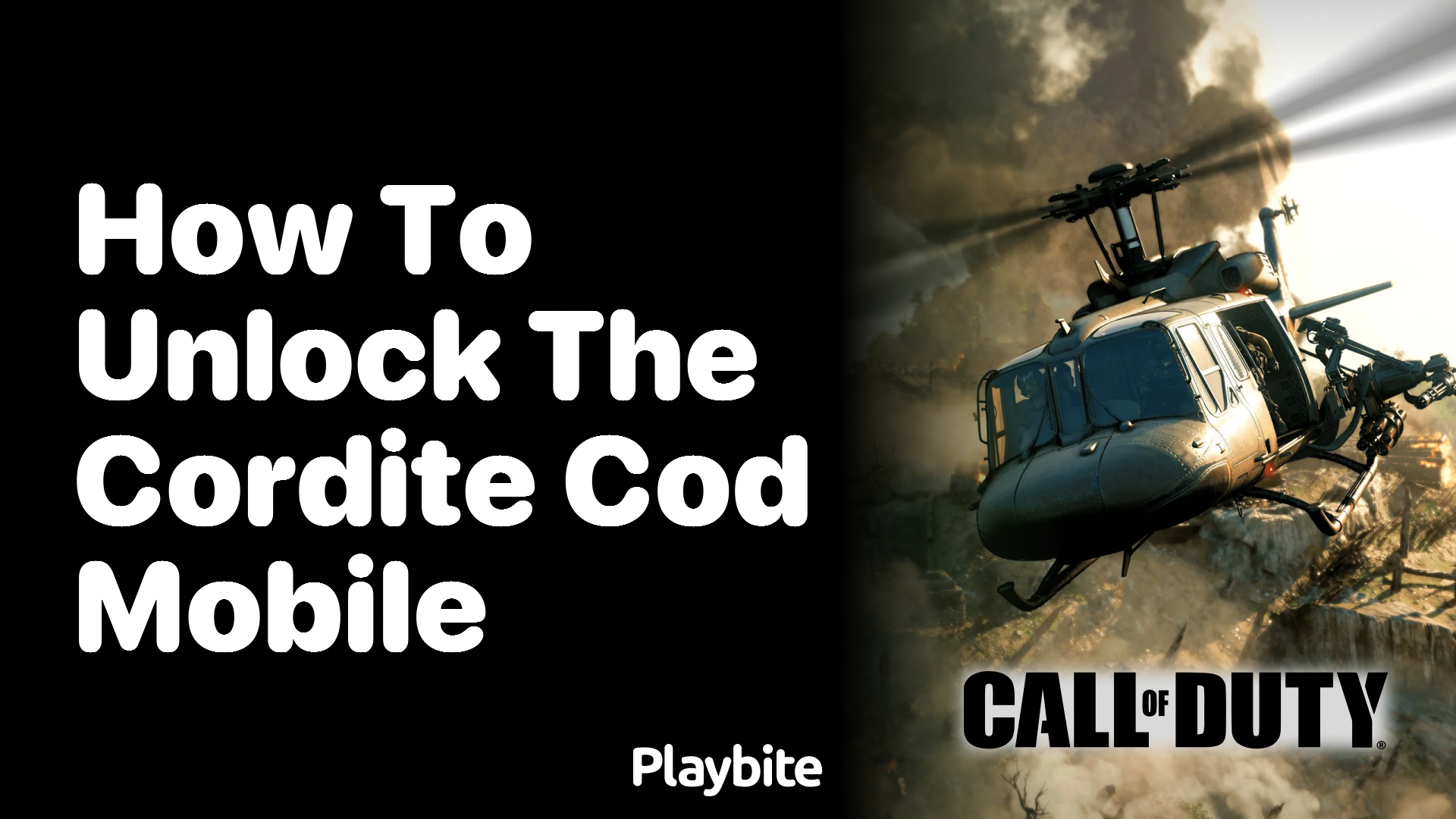 How to Unlock the Cordite in COD Mobile - Playbite