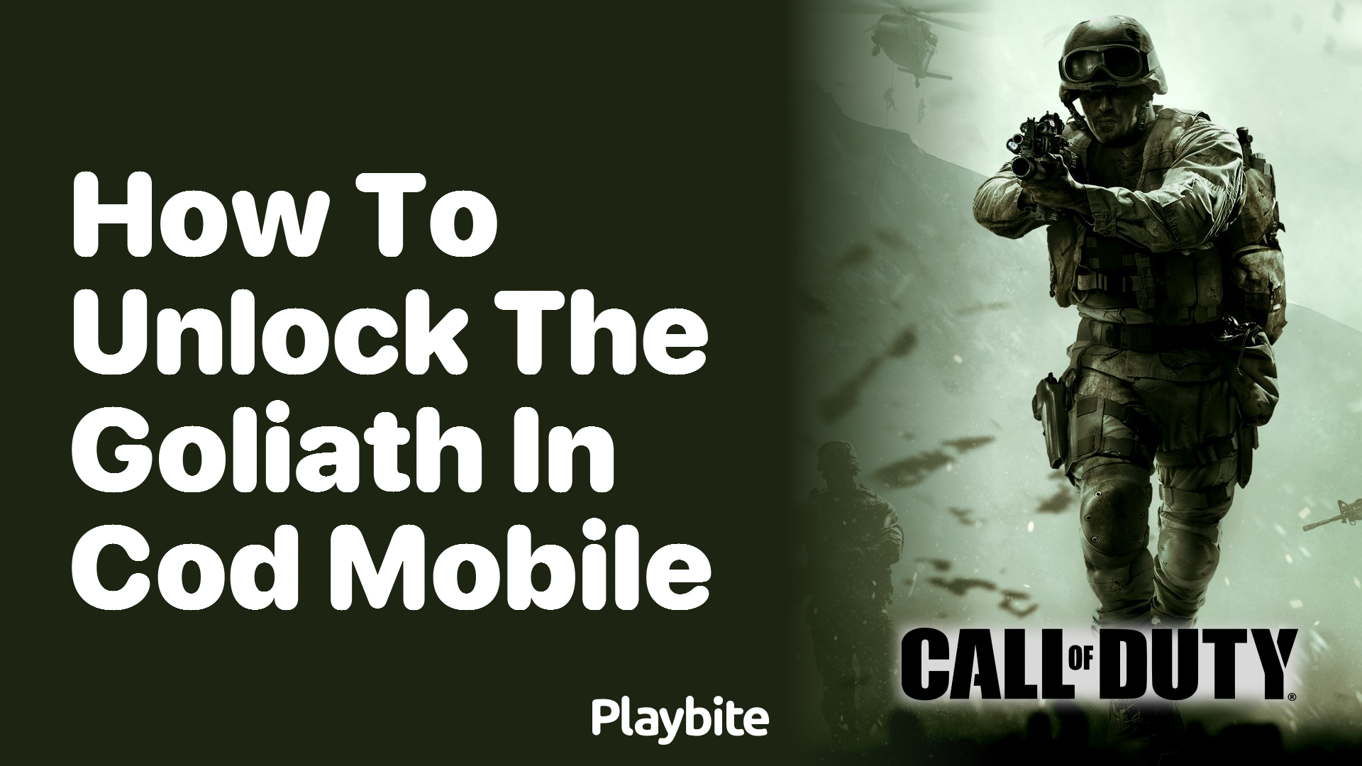 How to Unlock the Goliath in COD Mobile - Playbite